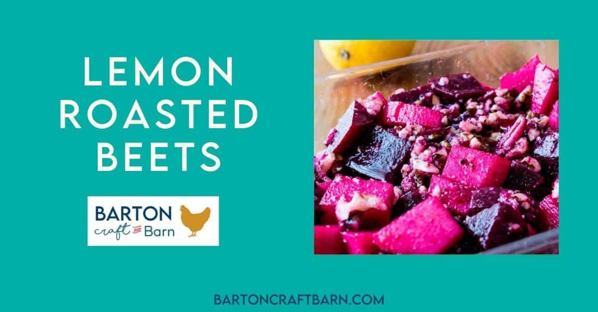 Lemon Roasted Beets with Feta Recipe